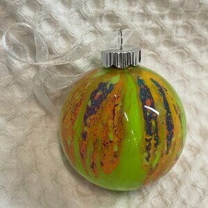 Mazz | Holiday | Hand Painted Glass Art Ornament 436 | Poshmark